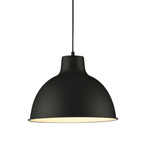 Modern Loft Style Dome Ceiling Light - 12"/14" Dia, Adjustable Cord ...