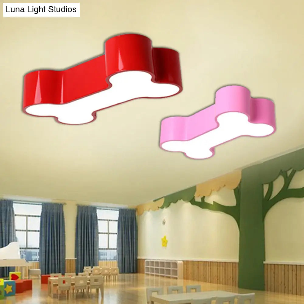Cartoon LED Dog Bone Flushmount Ceiling Light - Metal, – LunaLightStudios