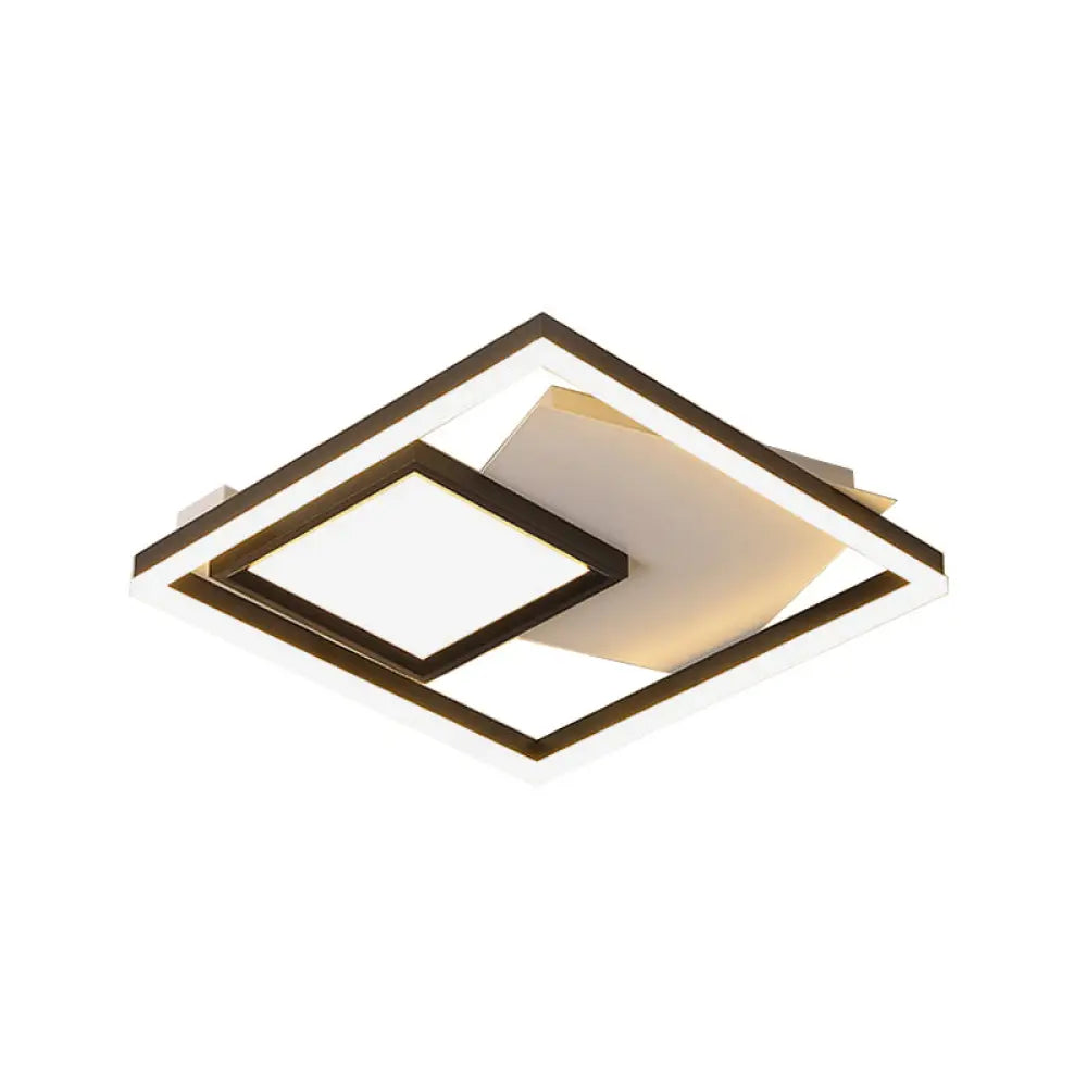 Flush Mount LED Rectangle Ceiling Light - Luna Light Studios ...