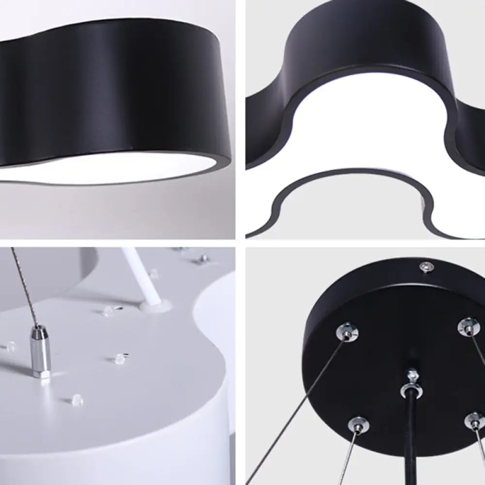 Irregular Shape Pendant Ceiling Light: Modern Acrylic LED Fixture for ...