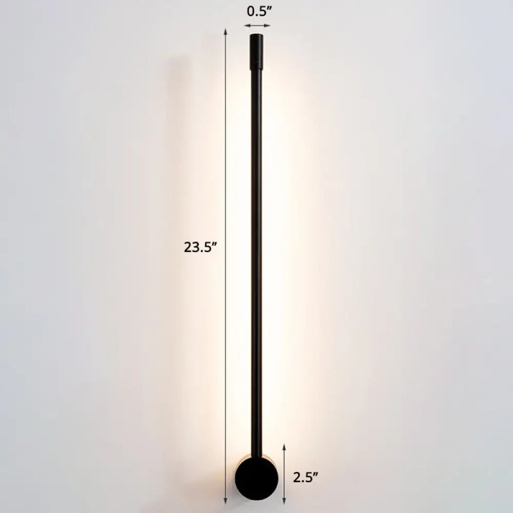 Minimalist LED Stair Sconce: Slim Aluminum Wall Fixture - Luna ...