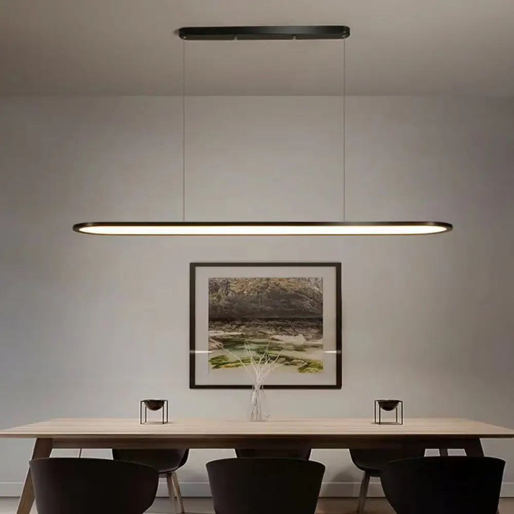 Ulta-thin LED Island Lamp with Acrylic Shade - Minimalistic Lighting ...